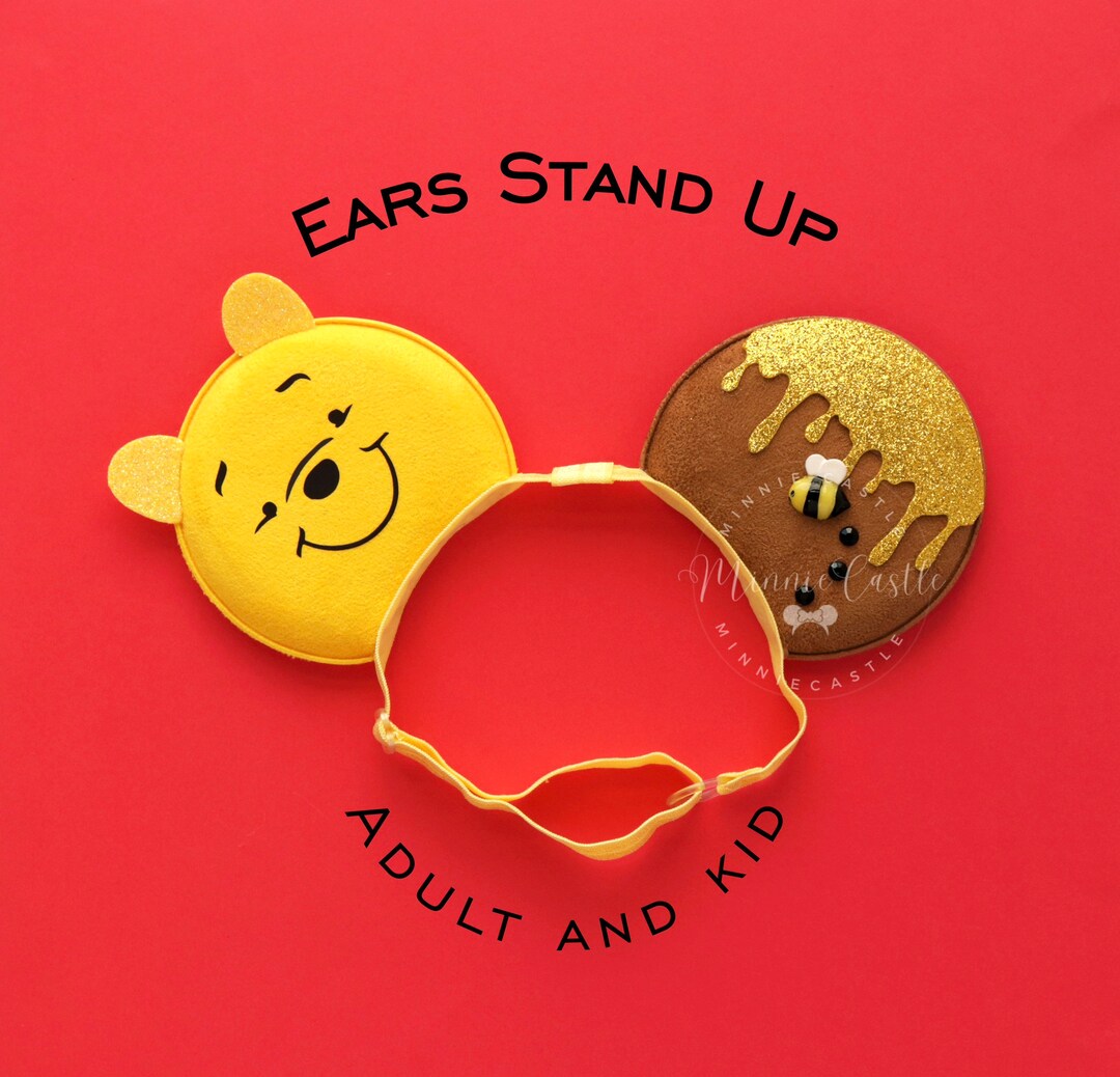 Pooh Bear Ears, Pooh Honey Mickey Ears, Mickey Ears, Baby Boy Men Mouse ...