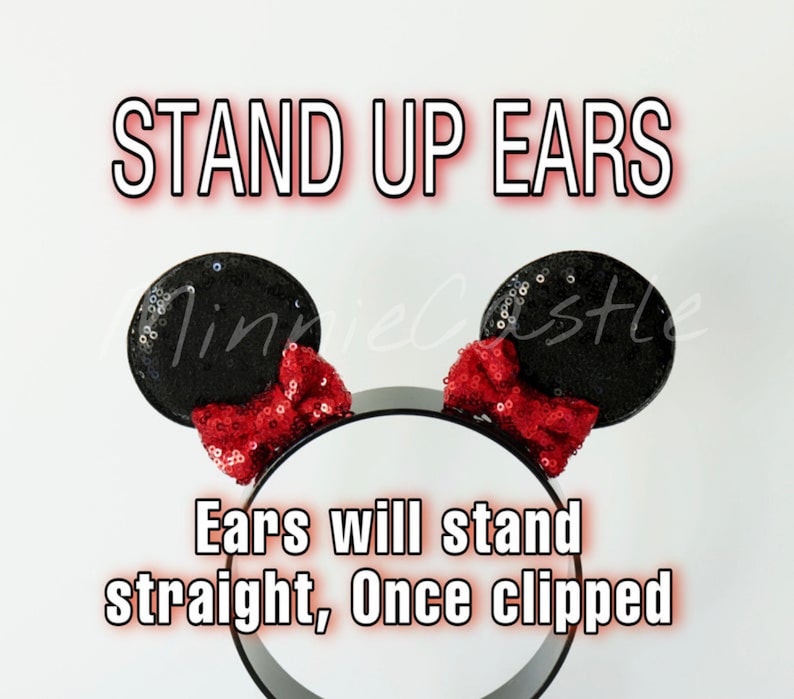 Mickey Ears Hair Clips Minnie Ears Mouse Ears Mouse Ears - Etsy