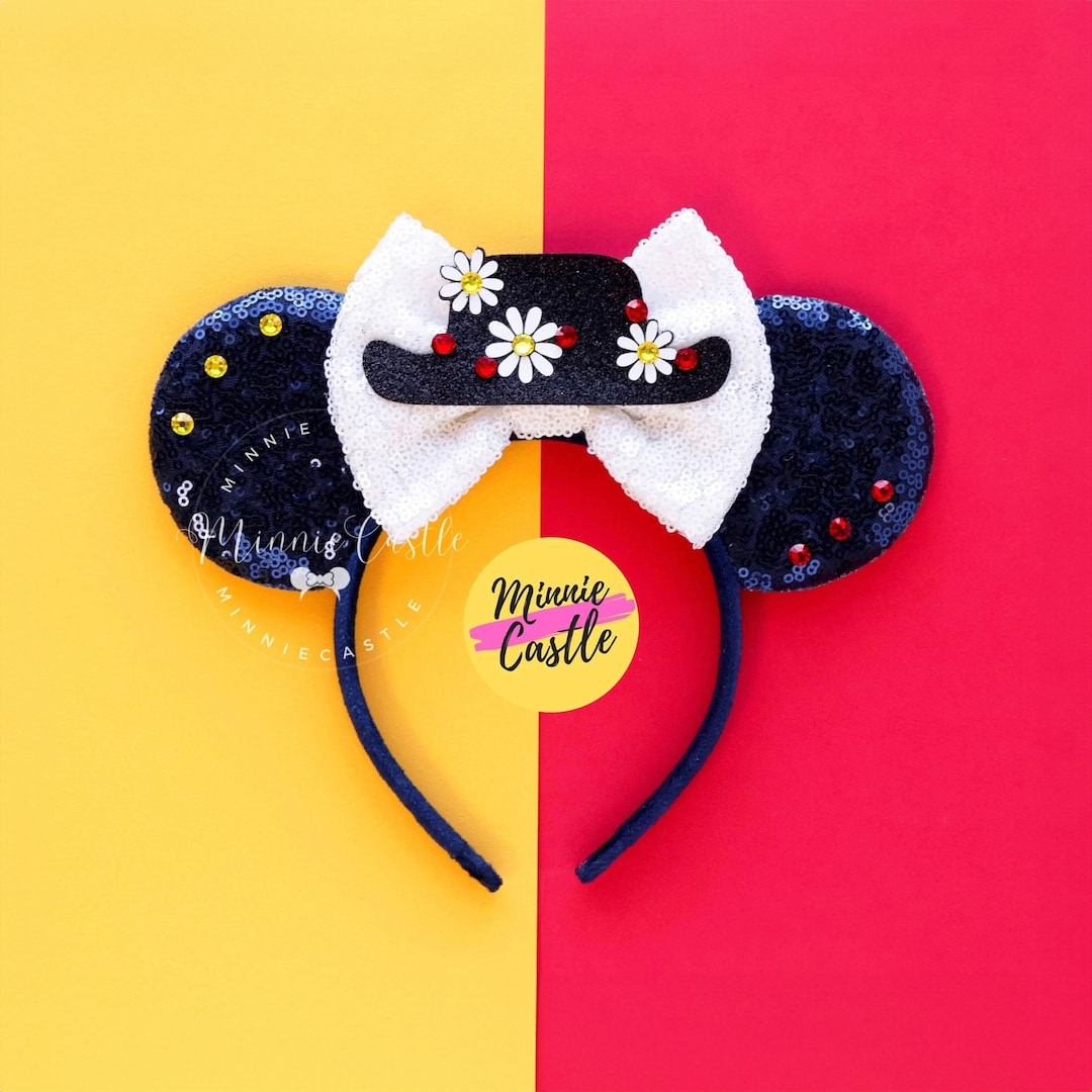 Mary Poppin Ears, Mickey Ears, Minnie Ears, Mary Poppin Mickey Ears ...