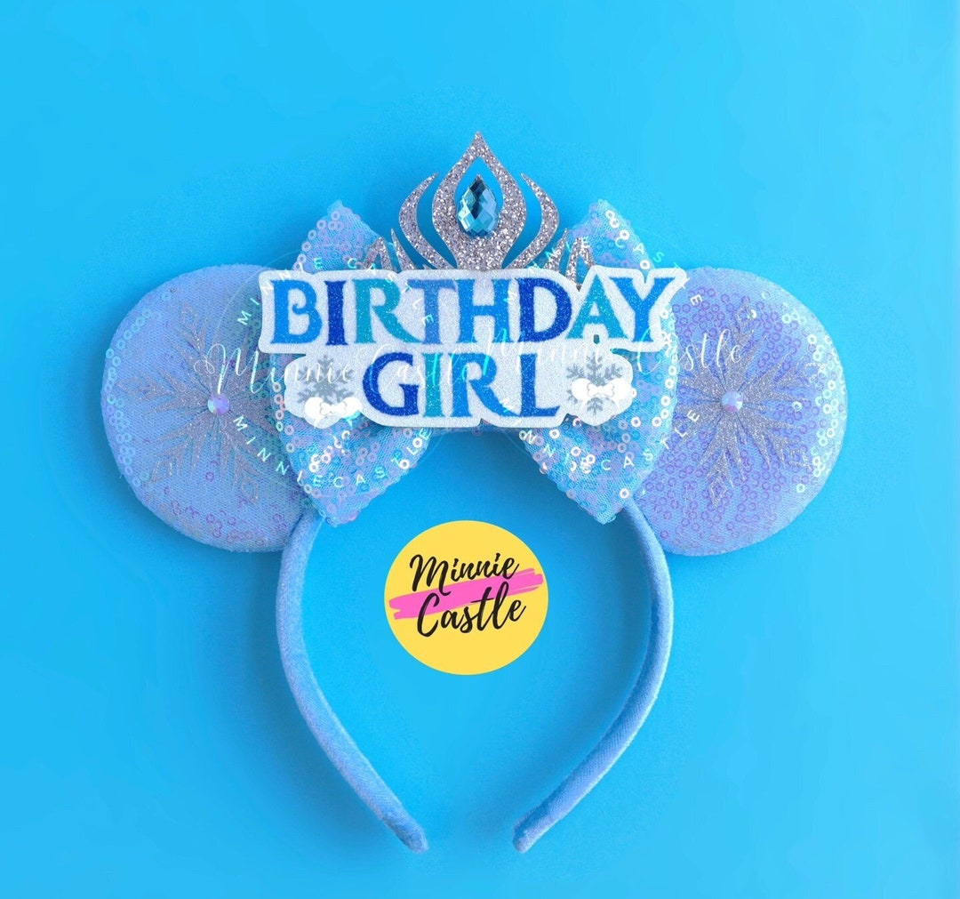 Elsa Birthday Ears, Birthday Ears, Elsa Mickey Ears, Mickey Ears ...