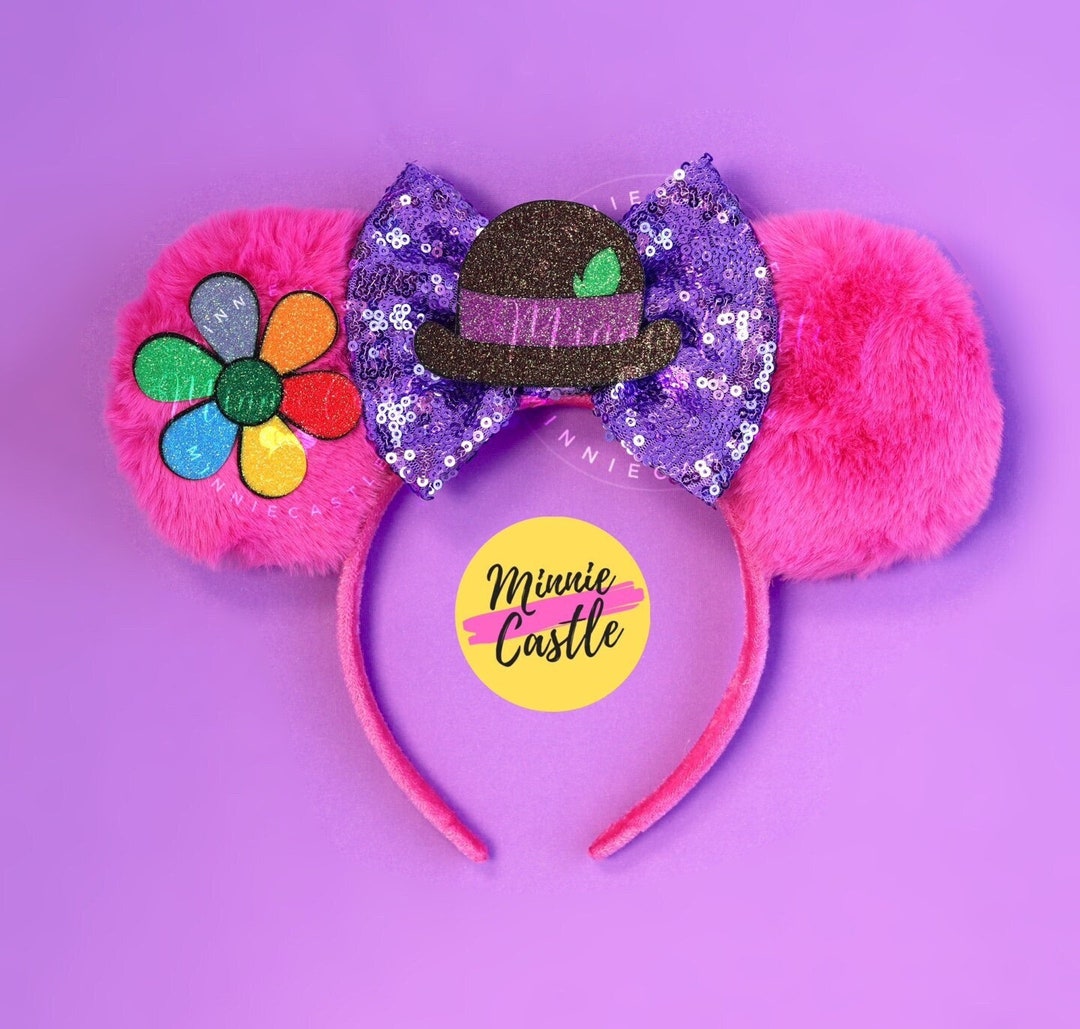 Bing Bong Pink Fur Mickey Ears, Bing Bong Mouse Ears, Mickey Ears ...