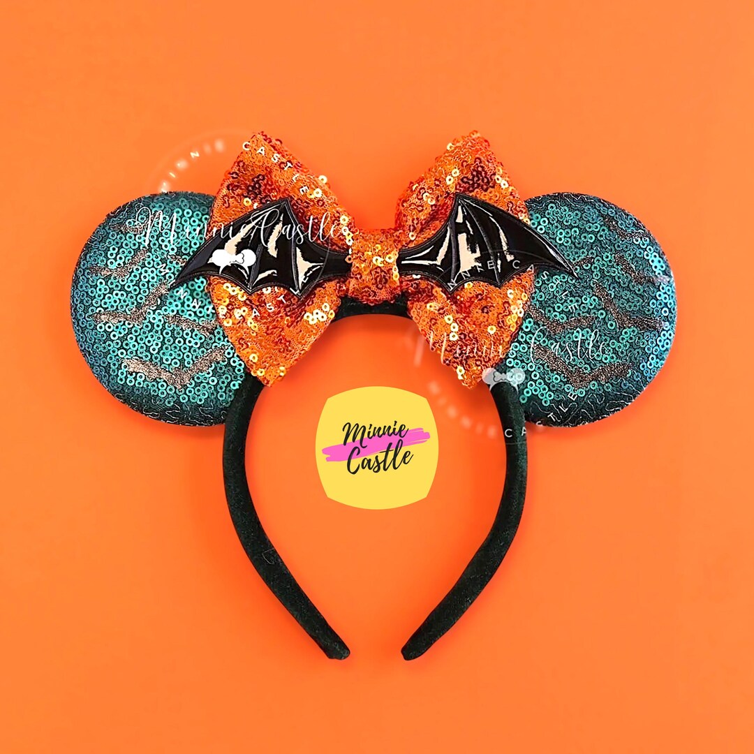 Bat Wings Mouse Ears, Mickey Ears, Halloween Minnie Headband for Adults ...