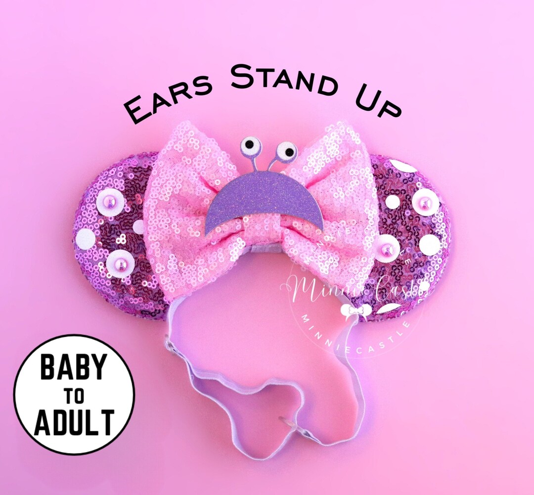 Boo Mickey Ears, Monster Mouse Ears, Baby Minnie Ears, Toddler Mickey ...