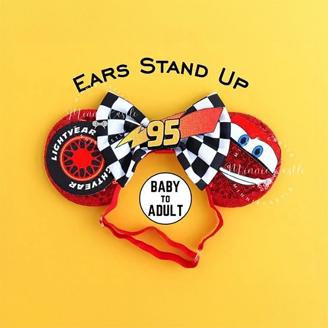 Cars Ears, Cars Mickey Ears, Adult Women Minnie Ears, Minnie Ears, Cars ...