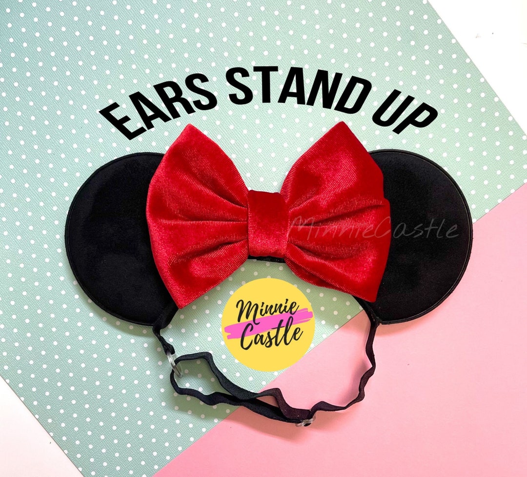 Mickey Ears for Adults, Women Mouse Ears, Velvet Mickey Ears, Minnie ...