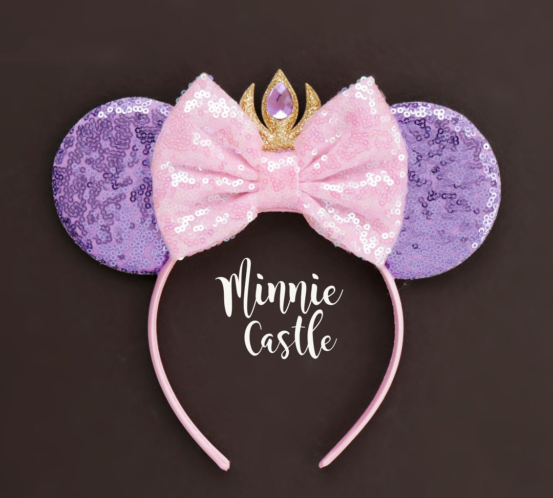 Rapunz Mouse Ears, Princess Mickey Ears, Princess Crown Minnie Ears ...