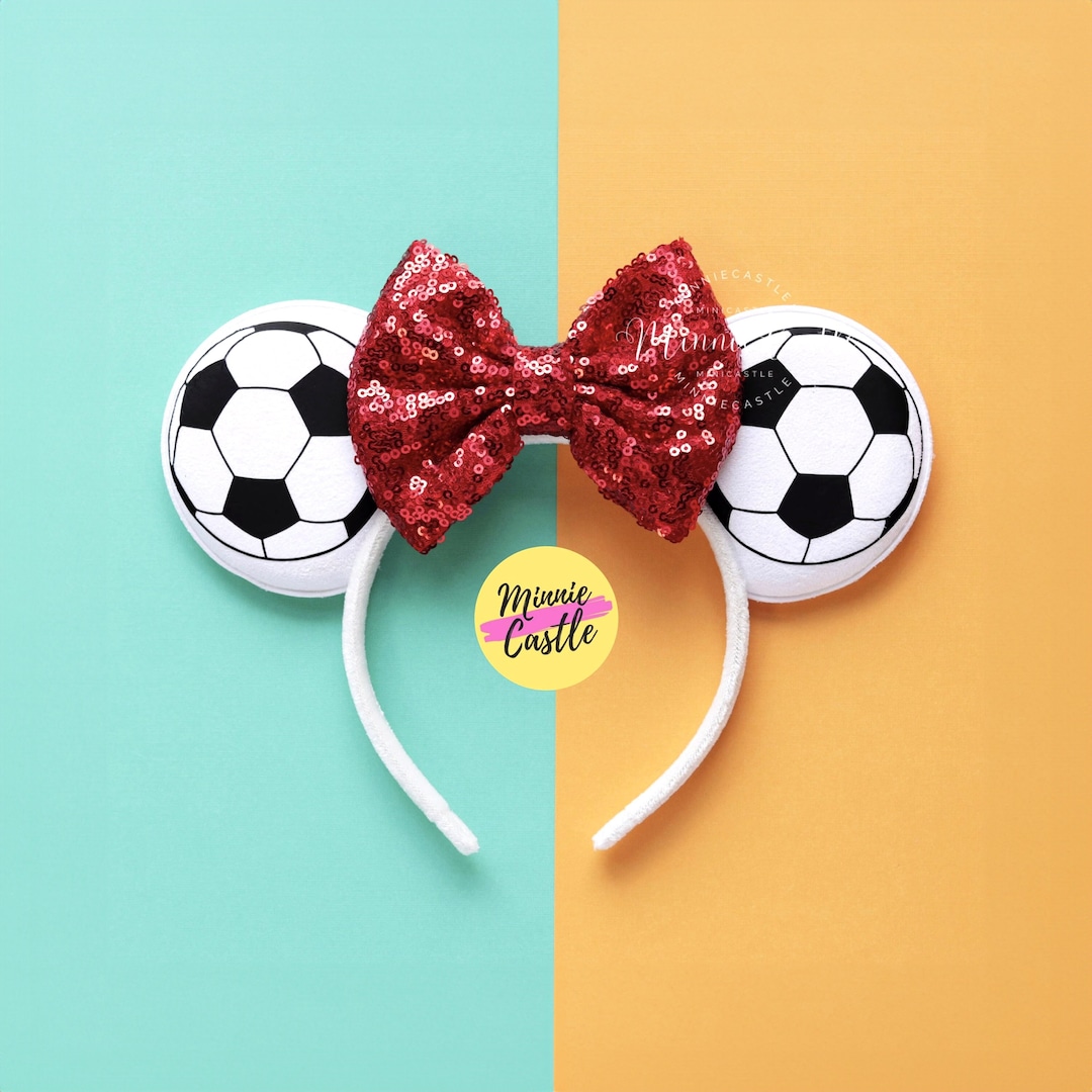 Soccer Ball Mickey Ears, Soccer Team Mouse Ears, Soccer Mom Minnie ...