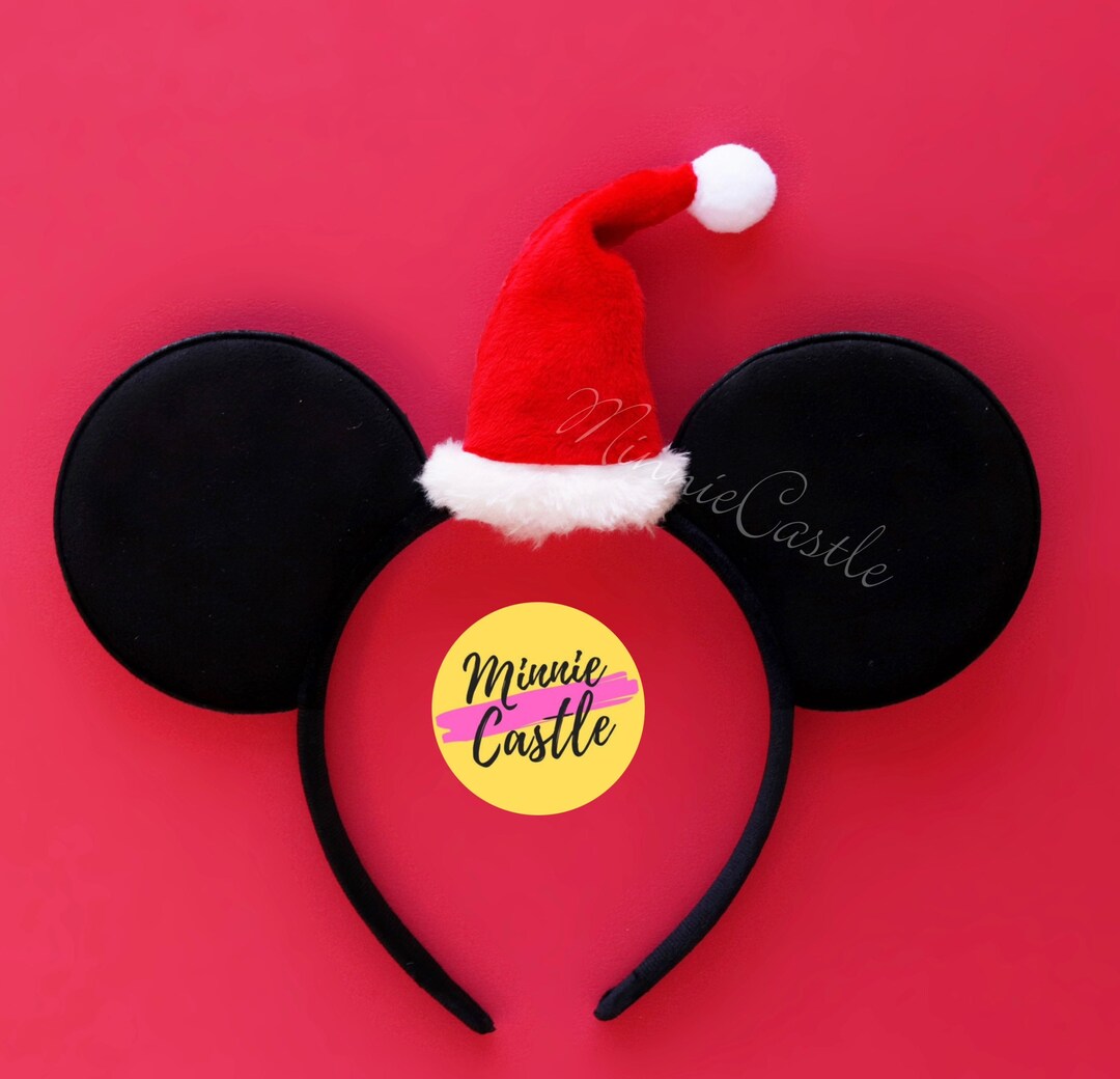 Mickey Ears, Santa Hat Mickey Ears, Mickey Ears, Christmas Minnie Ears ...