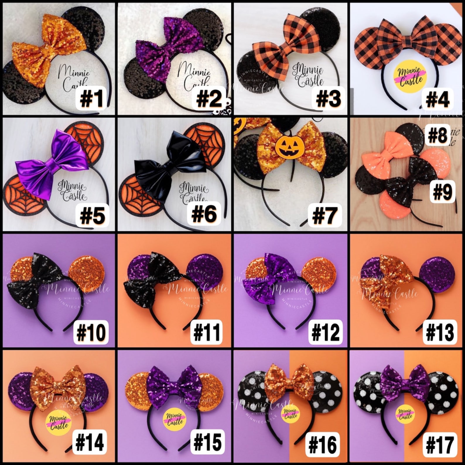 Halloween Mouse Ears, Mickey Ears, Minnie Ears, Halloween Costume ...