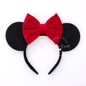 Classic Ears, Mickey Ears, Red and Black, Minnie Ears, Black Mouse Ears ...