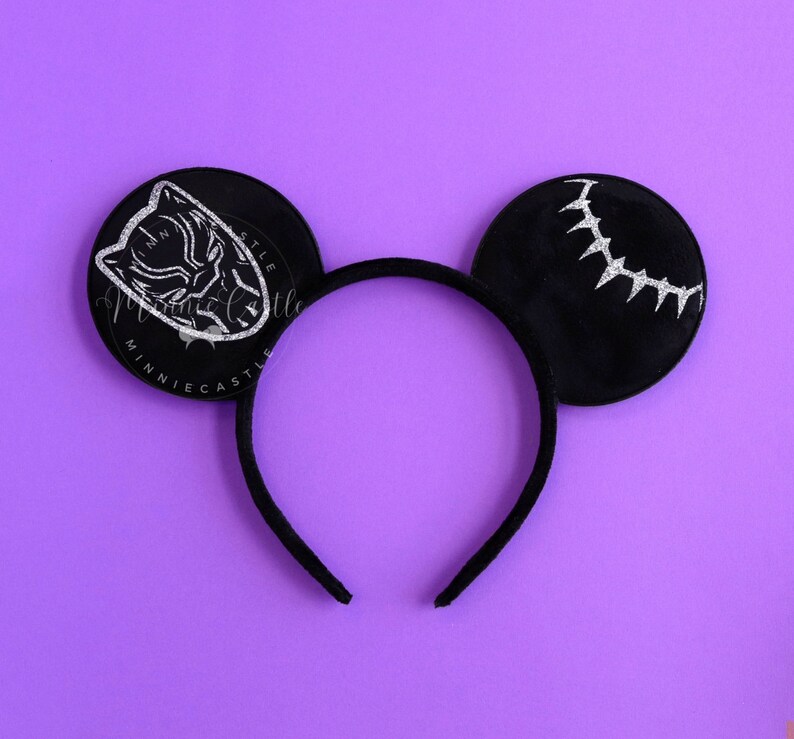 Black Panther Mouse Ears for Boy, Mickey Ears, Minnie Ears, Boy Mickey ...