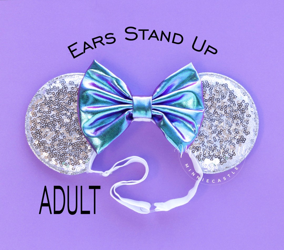 Minnie Ears, Mickey Ears Elastic Headband, Women Adults Mouse Ears ...