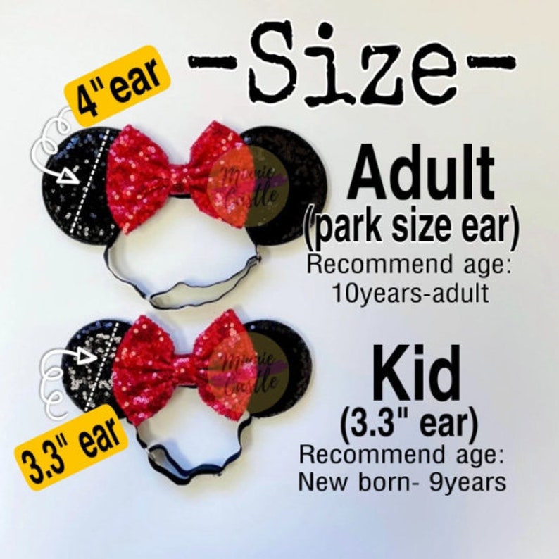 Birthday Mickey Ears, Birthday Ears, Mickey Ears With Crown, Baby ...