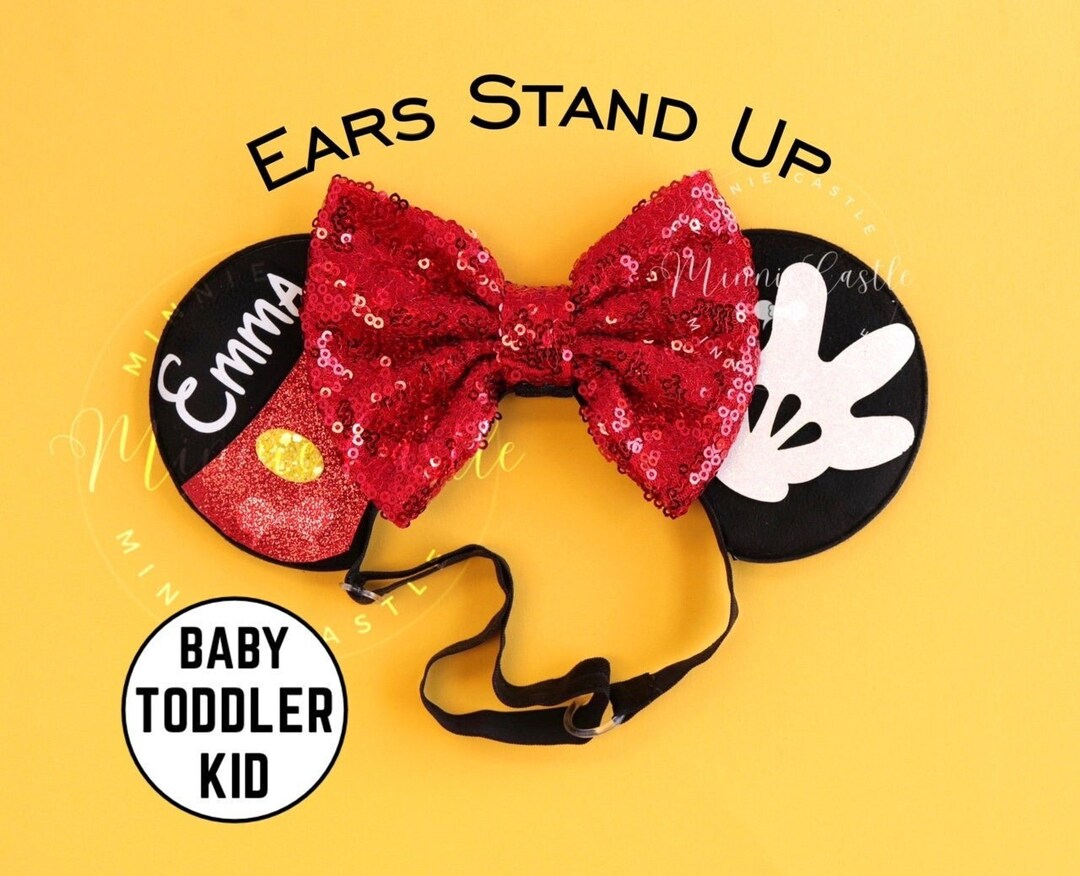 Minnie Ears for Toddlers, Baby Mickey Ears, Personalized Mouse Ears ...