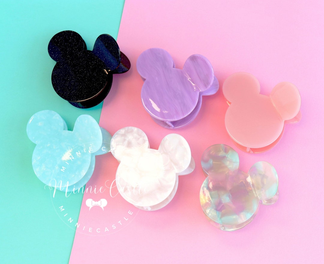 Mickey Claw Clip, LARGE Mickey Ears Hair Clip, Mouse Claw Clip, Mouse ...