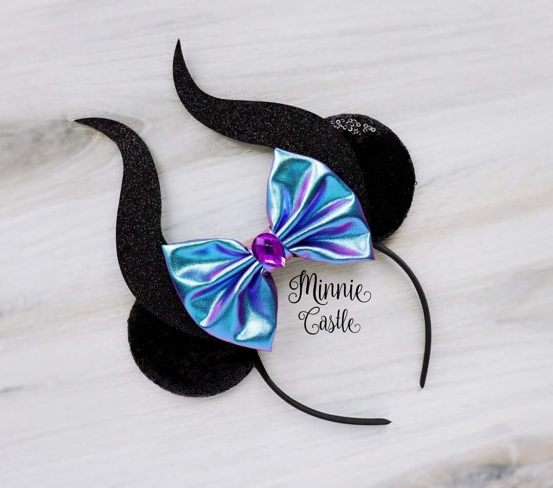 Malficent Ears, Mickey Ears, Mistress of All Evil Ears, Evil Mickey ...