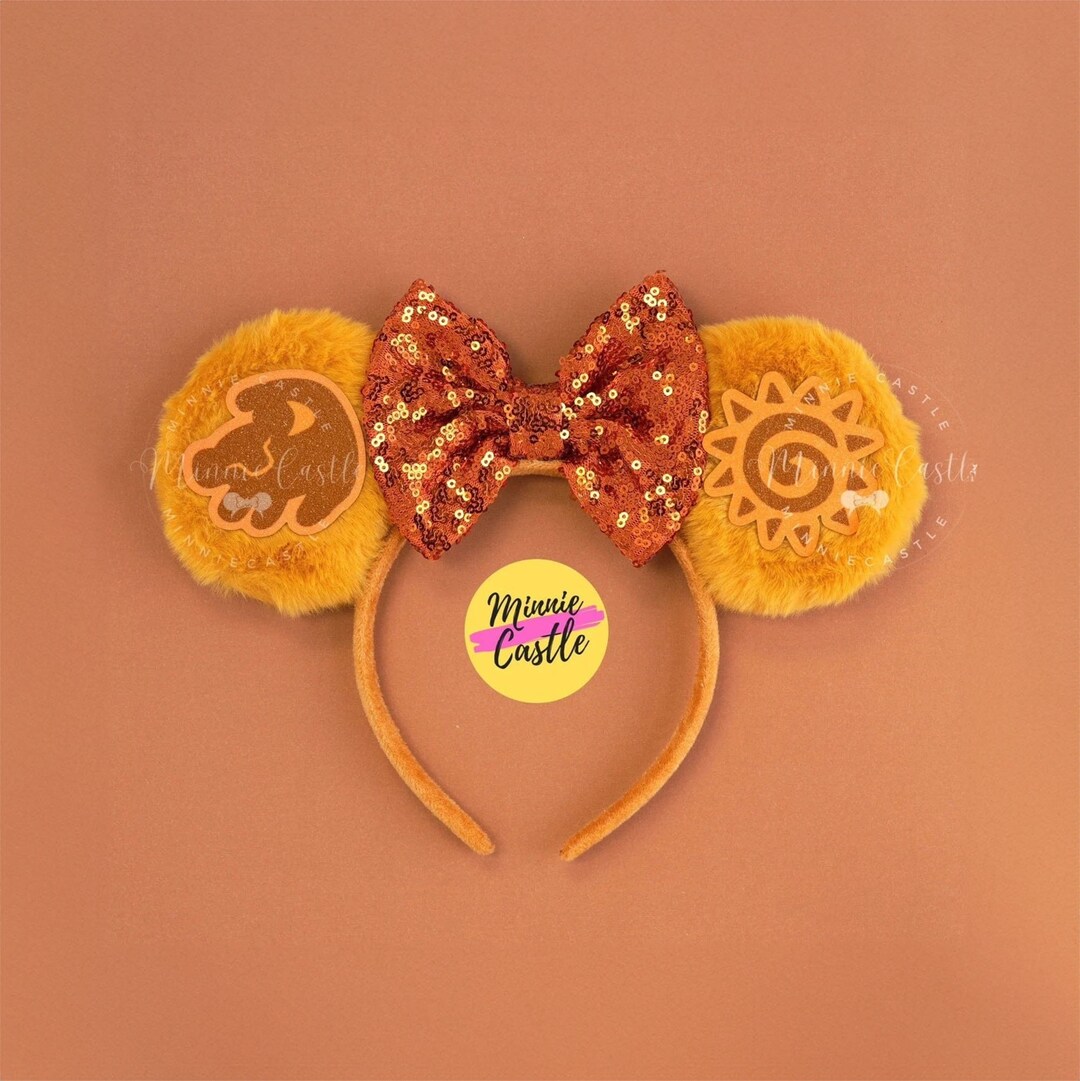 Lion Mickey Ears, Animal King Mouse Ears, Mickey Ears, Lion Fur Mickey ...