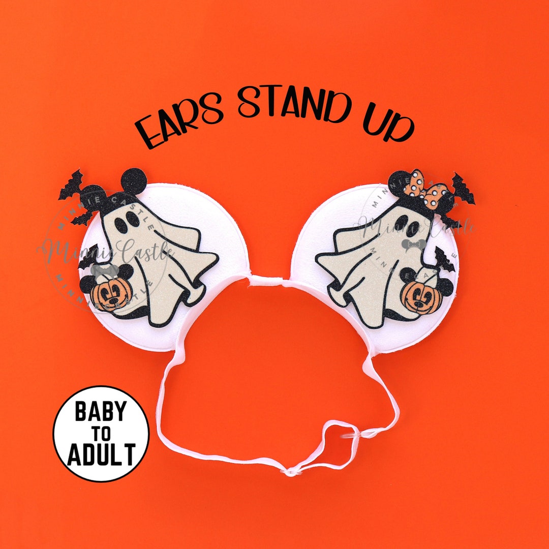 Mickey Ghost Mouse Ears, Halloween Ears for Baby Boys, Men Minnie Ears ...