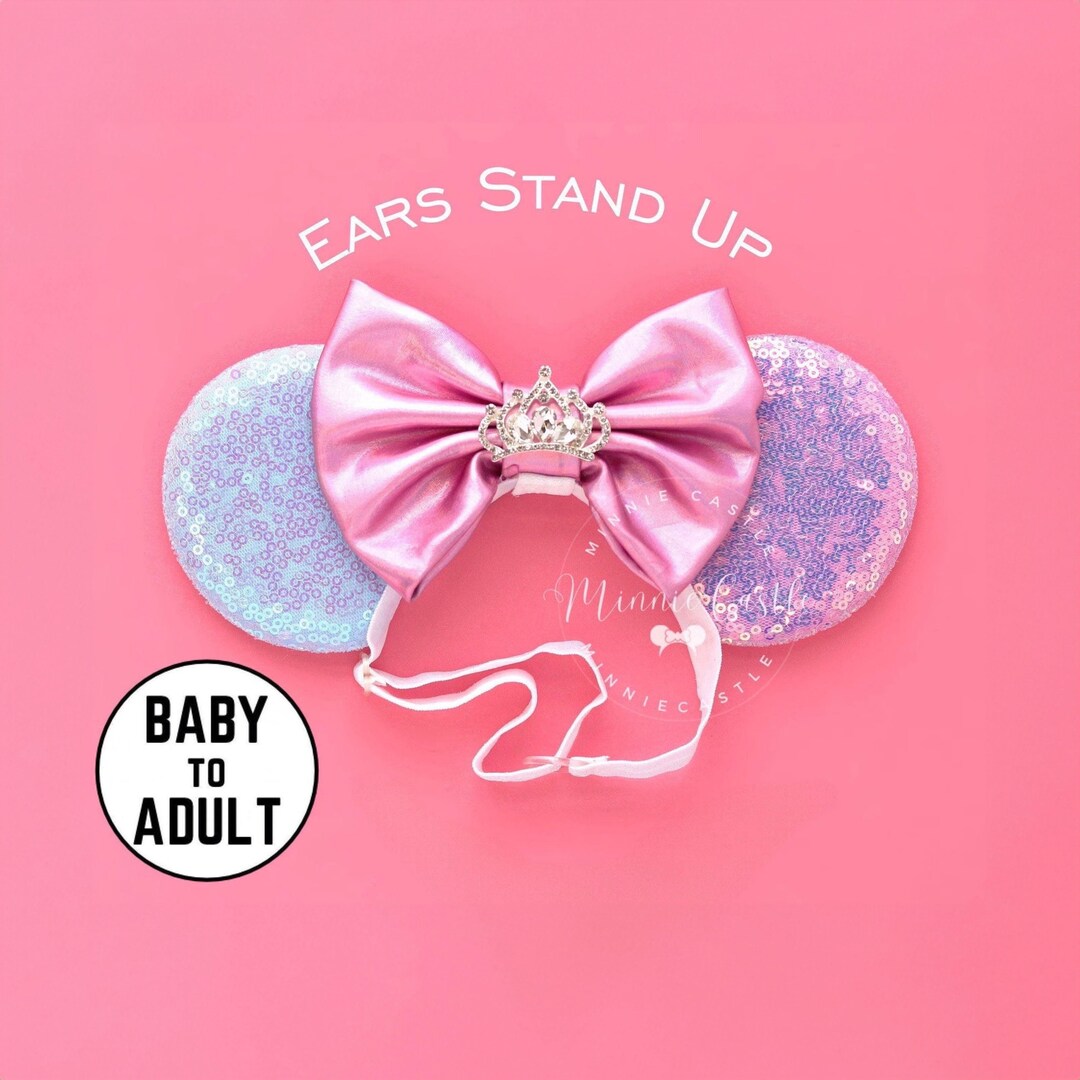 Mickey Ears, Crown Minnie Ears, Baby Toddlers Minnie Ears, Princess ...