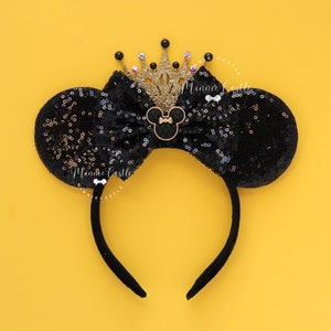 Mickey Ears With Crown, Minnie Ears, Lavender Mickey Ears, Princess ...