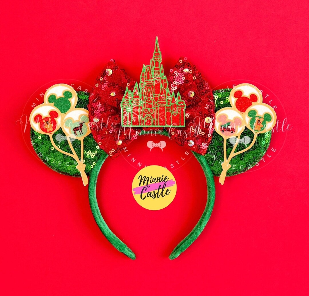 Christmas Mickey Ears, Christmas Ears , Mickey Ears, Minnie Ears ...