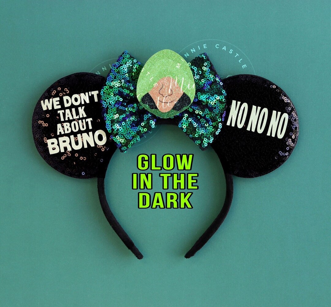 Bruno Inspired Mickey Ears, Encanto Mickey Ears, Bruno Ears, Mickey ...