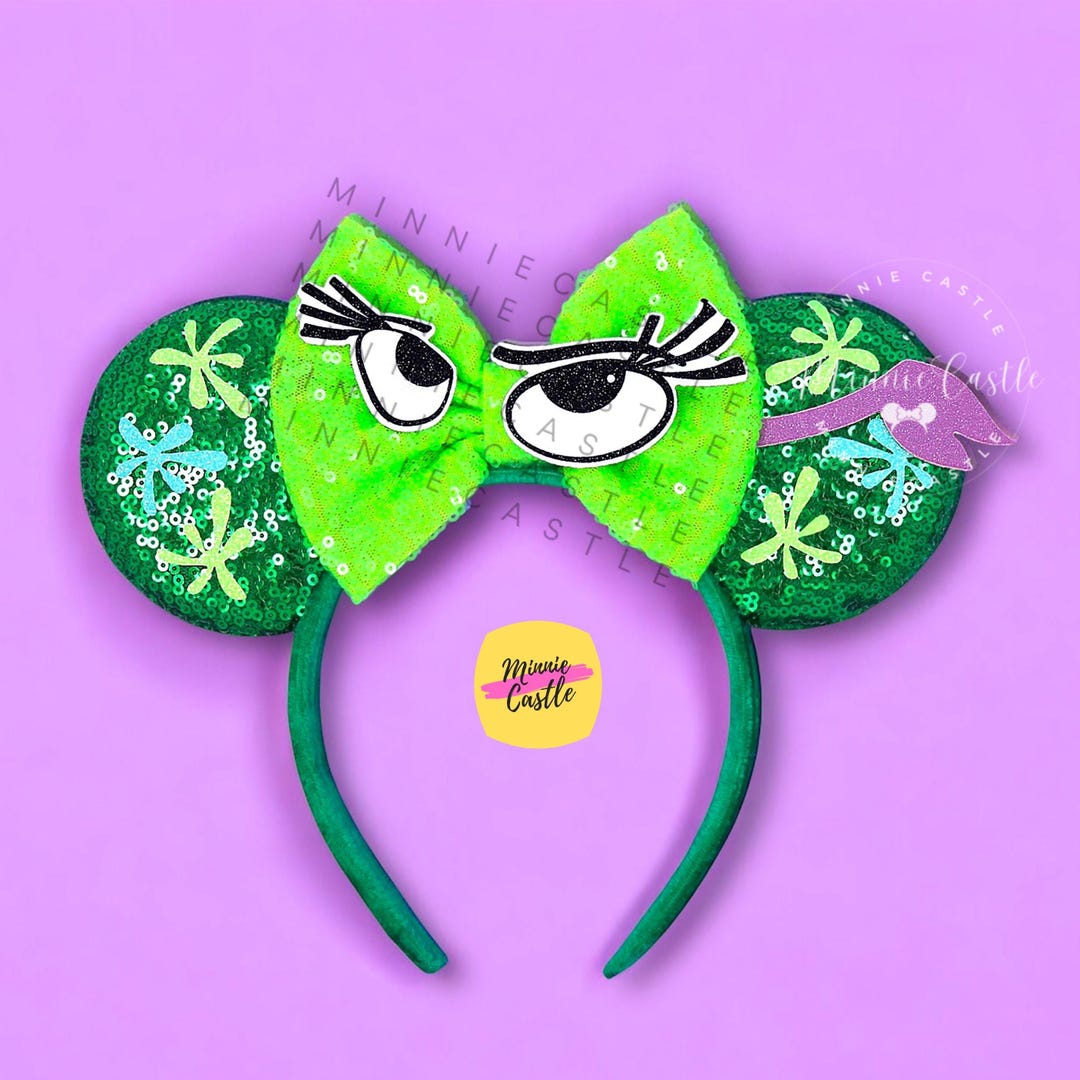 Disgust Emotion Mouse Ears, Mickey Ears, Minnie Character Ear, Mouse ...