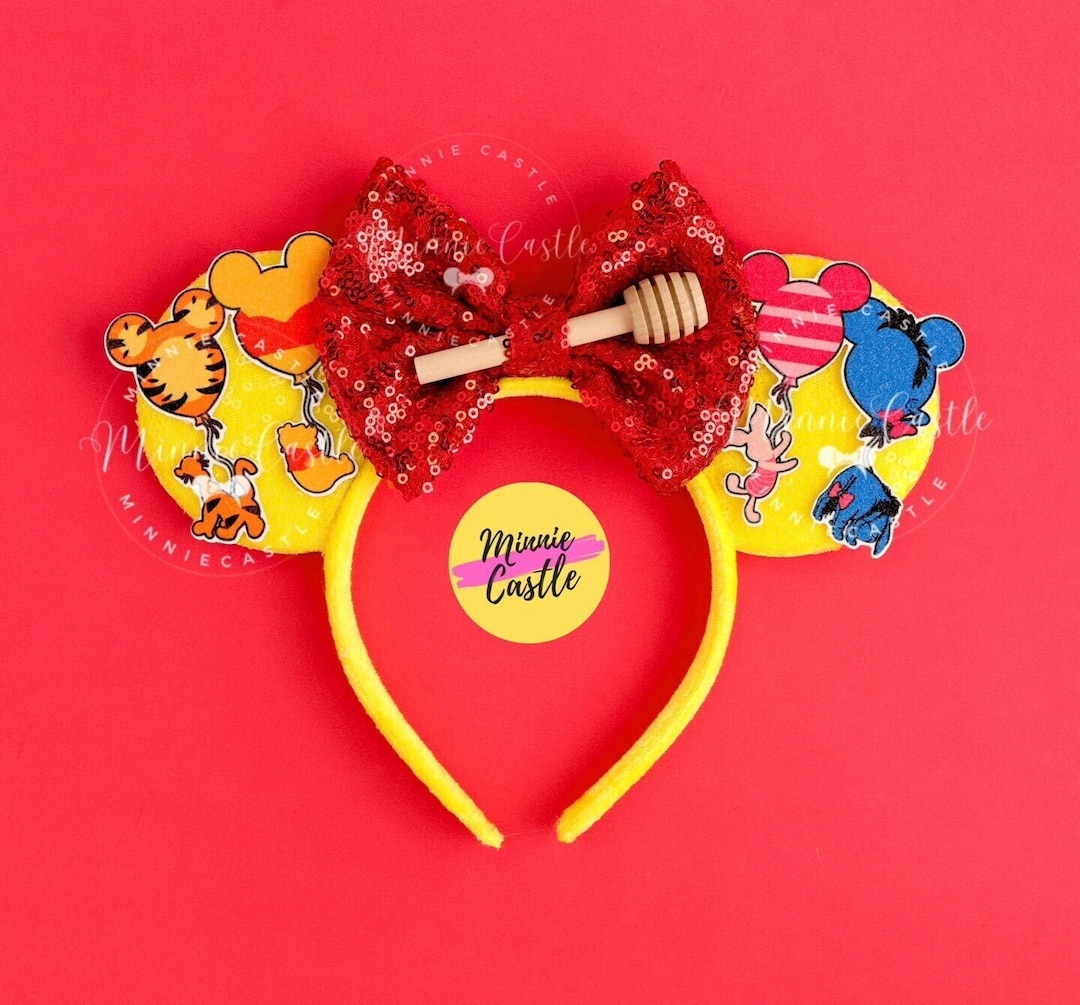 Honey Pooh Bear Friends Ears, Mickey Ears, Honey Pooh Bear Friends ...