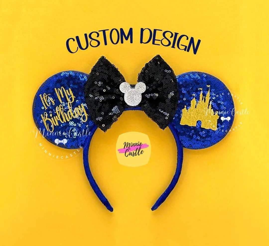 Birthday Mickey Ears, Mickey Ears, Custom Minnie Ears, Personalized ...