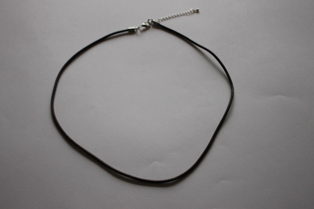 Genuine Leather Chain Without Pendant With an Approx. 4 Cm Long ...