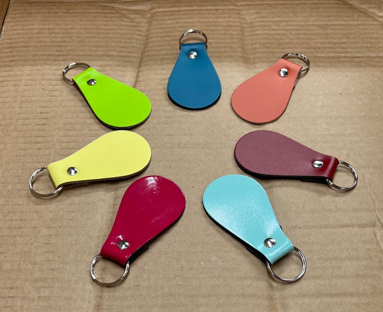 Leather Key Fob Blanks Bag of 300 Genuine Leather Key Ring - Etsy