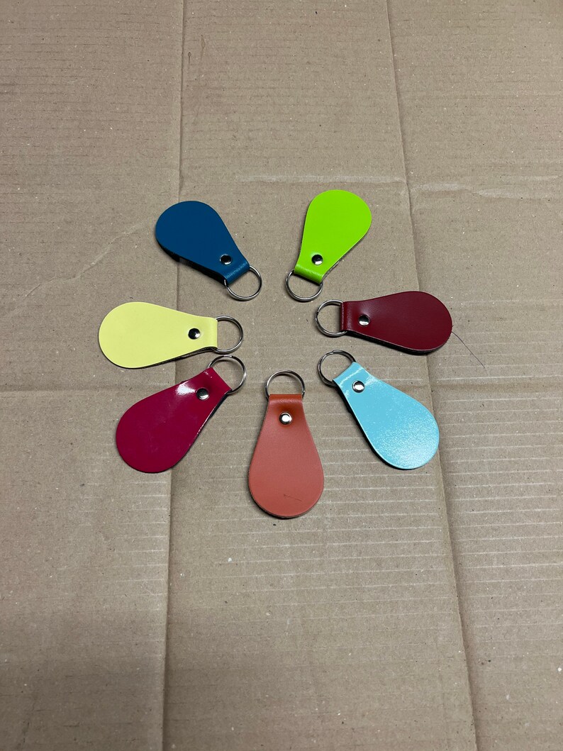 Leather Key Fob Blanks Bag of 300 Genuine Leather Key Ring - Etsy