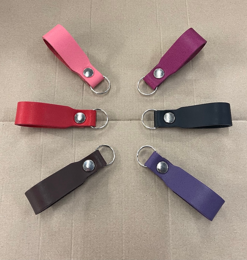 Leather Key Fob Blanks Bag of 100 Genuine Leather Key Ring - Etsy