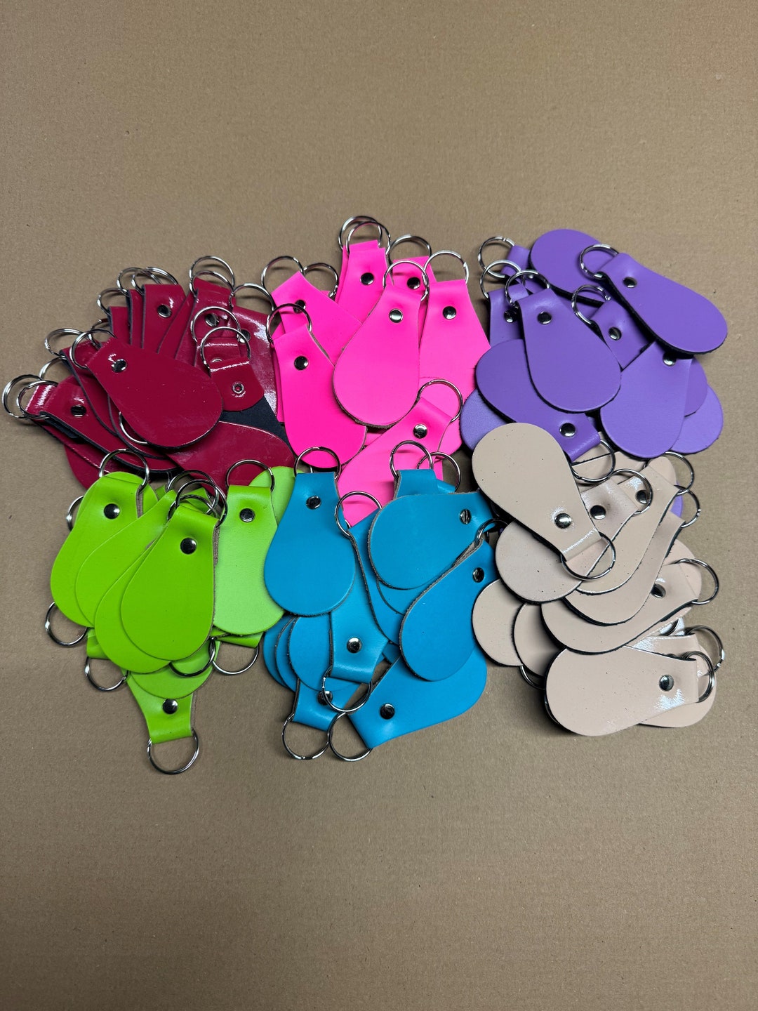 Leather Key Fob Blanks Bag of 300 Genuine Leather Key Ring Blanks - Etsy