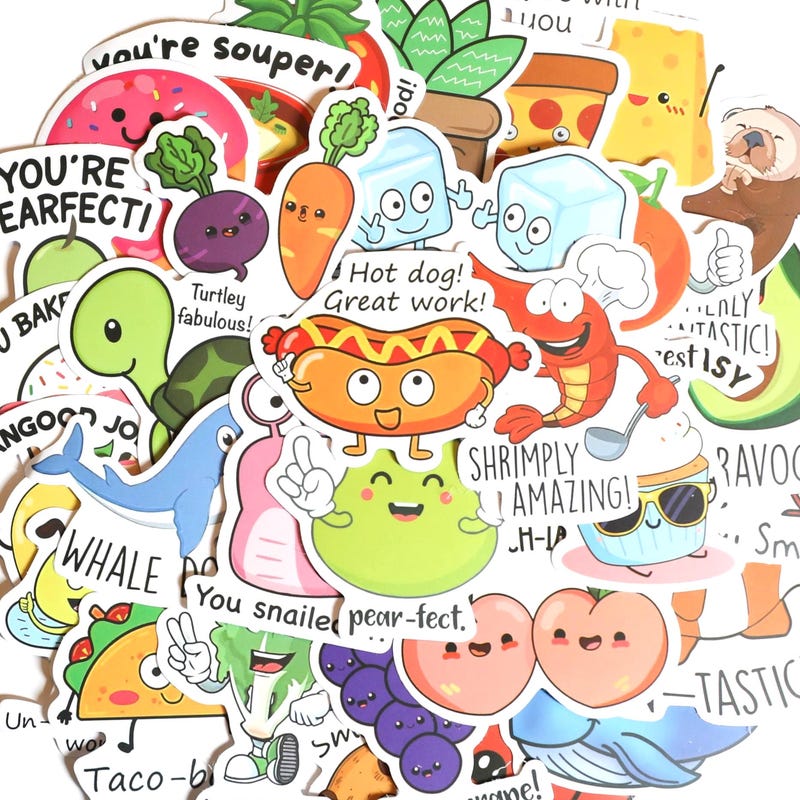 Cute Pun Decal Stickers - Etsy