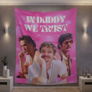 Pedro Pascal Wall Tapestry MORE SIZES - Etsy