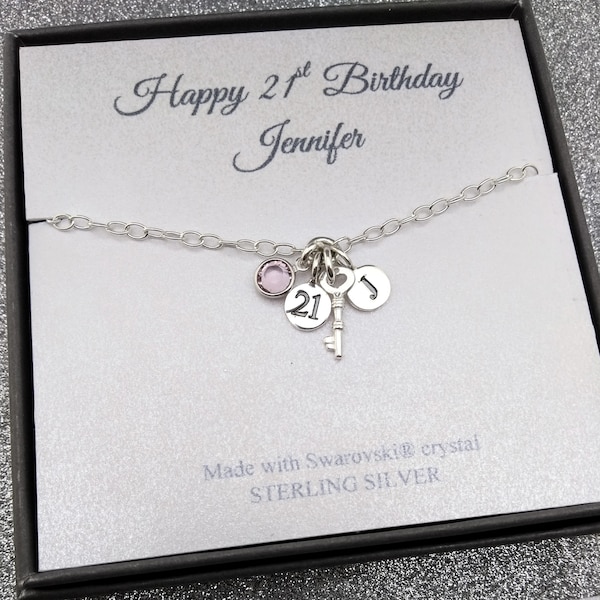Sterling Silver 21st Key Boxed - Etsy