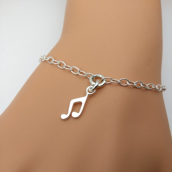 Music Note Bracelet - Etsy