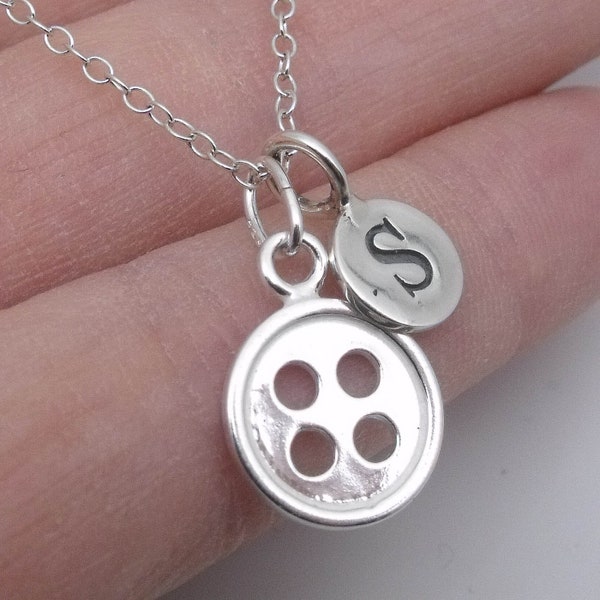 Button Necklace - Etsy