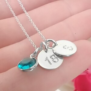 18th Birthday Sterling Silver Message Pendant Necklace | 18 Birthday ...