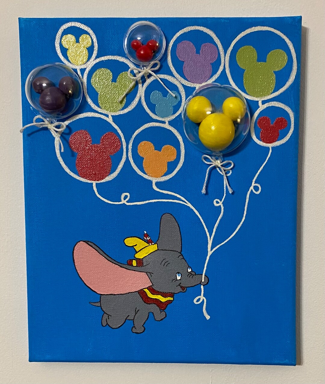 Dumbo With Balloons Paintings - Etsy