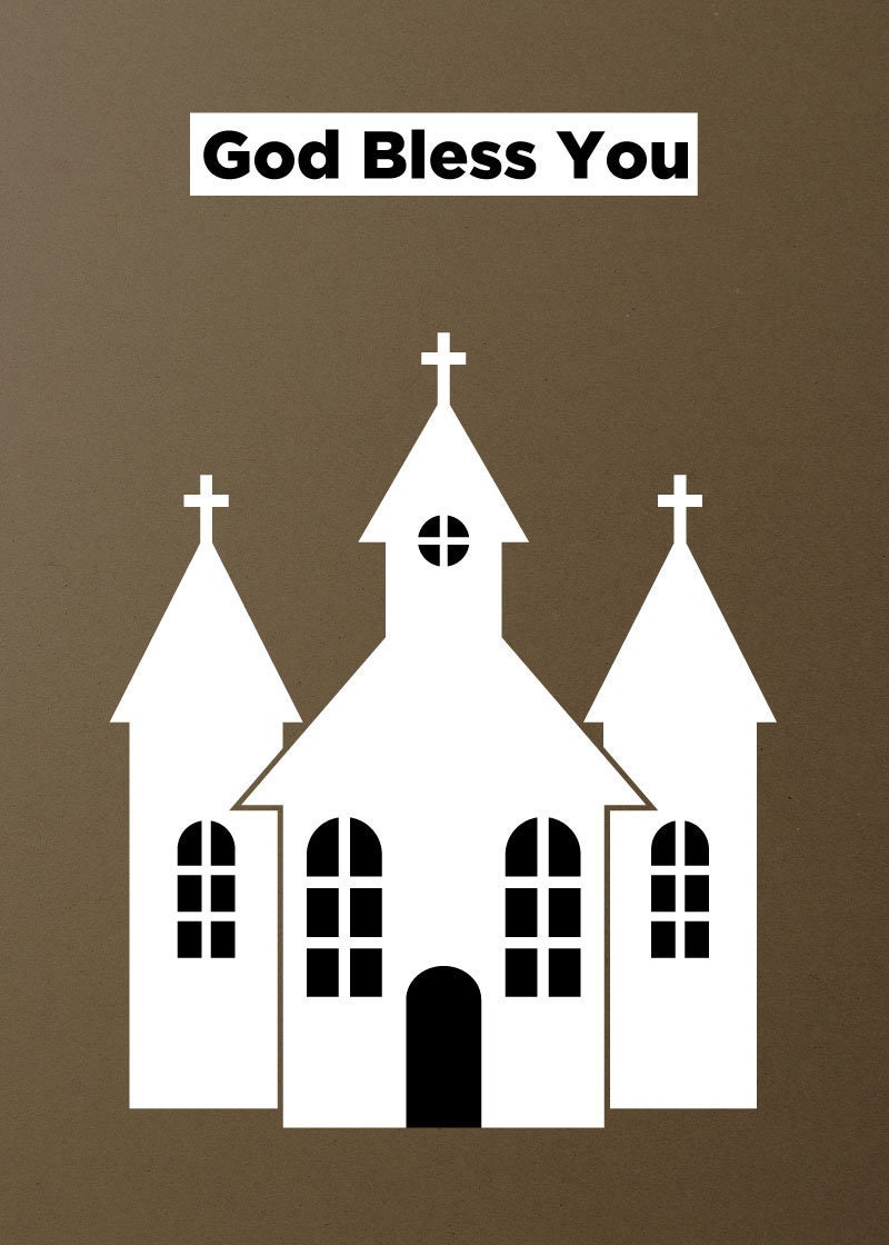 Hail Satan! Greeting Card - God Bless You - J/K... Hail Satan! - Etsy