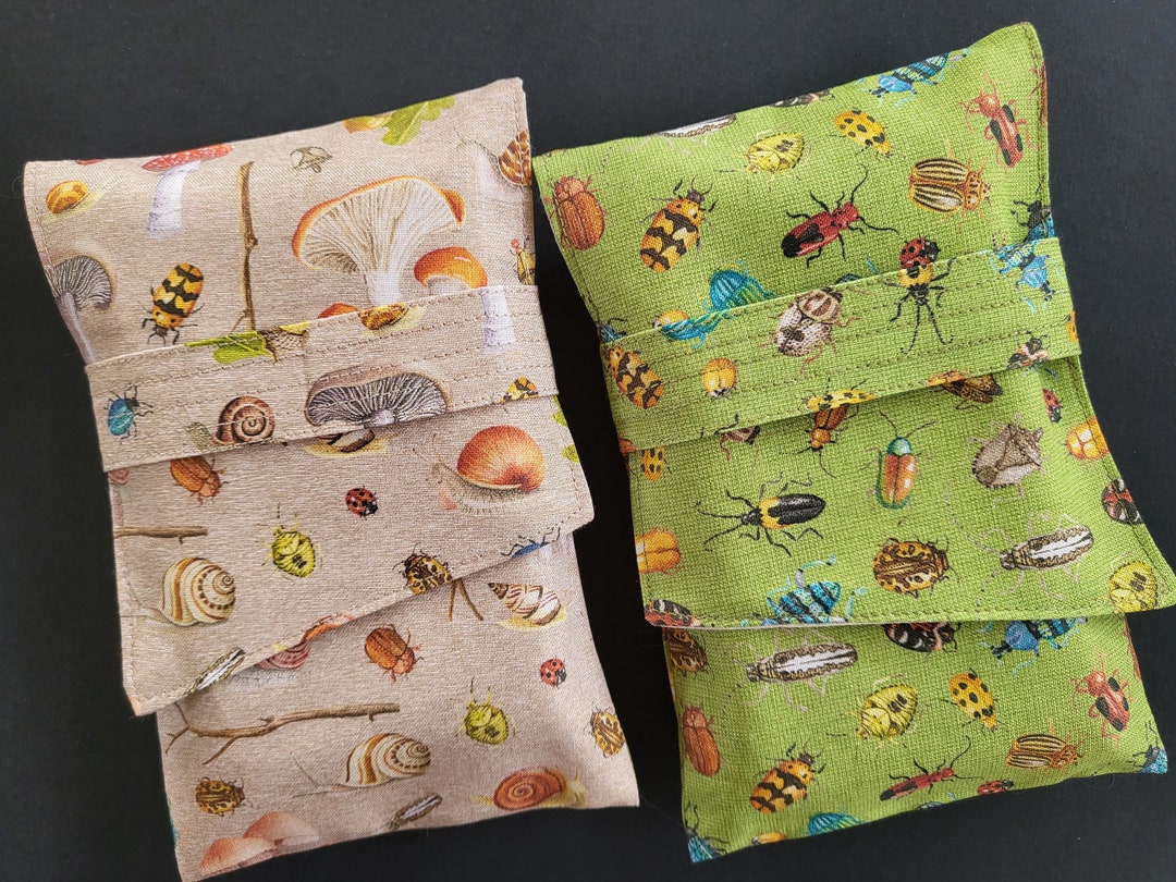 Mushrooms, Insects & Bugs Tarot Bag Oracle Card Foldover Pouch Forest ...