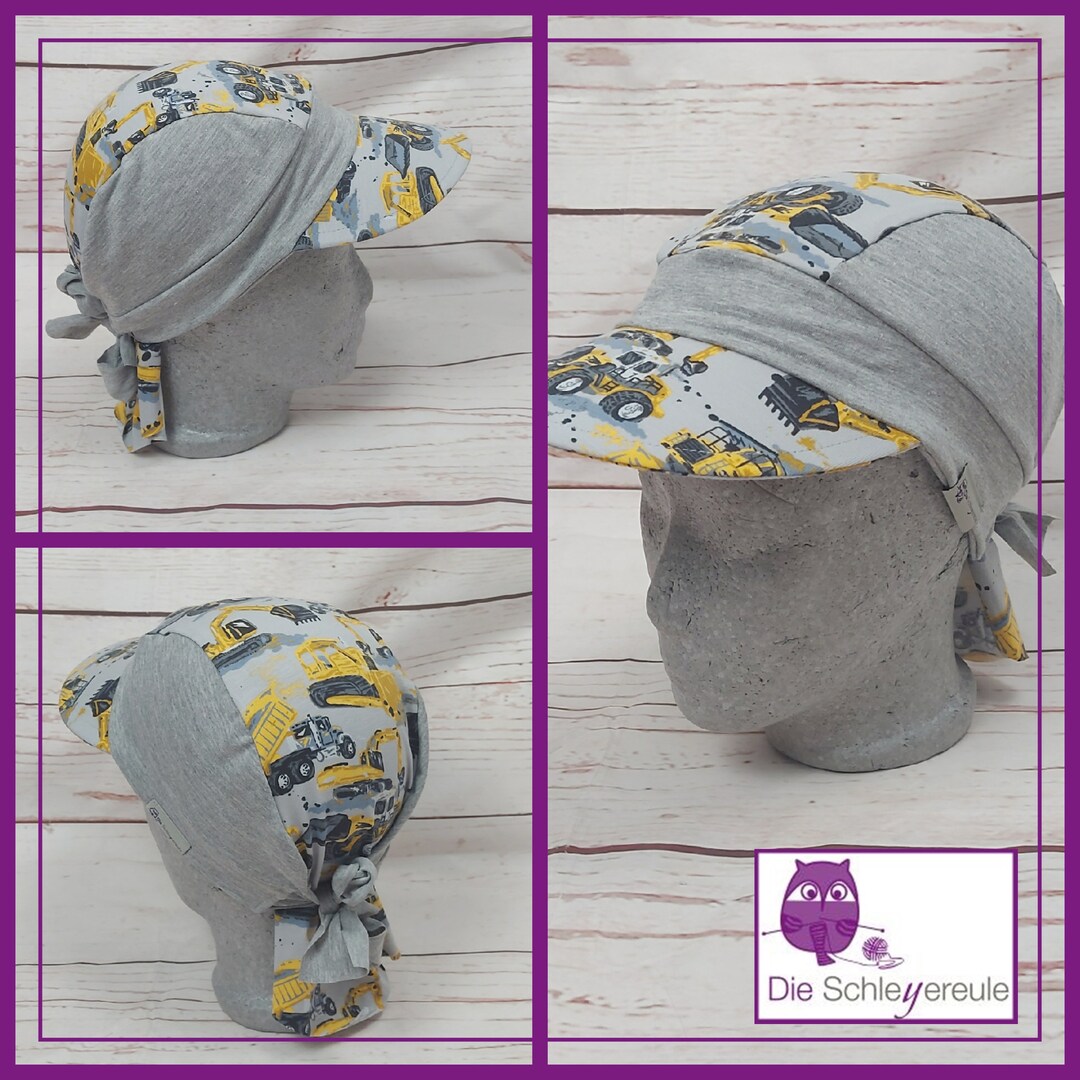 Bandana With Shield - Construction Machinery - Etsy