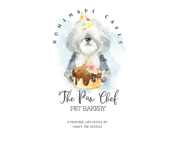 Dog Bakery Logo Dog Cake Logo Pet Baker Logo Dog Cake Logo - Etsy Ireland
