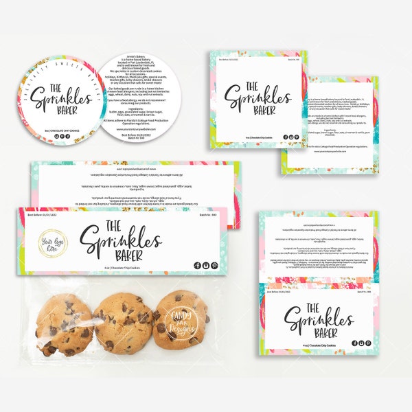 Cookie Labels - Etsy