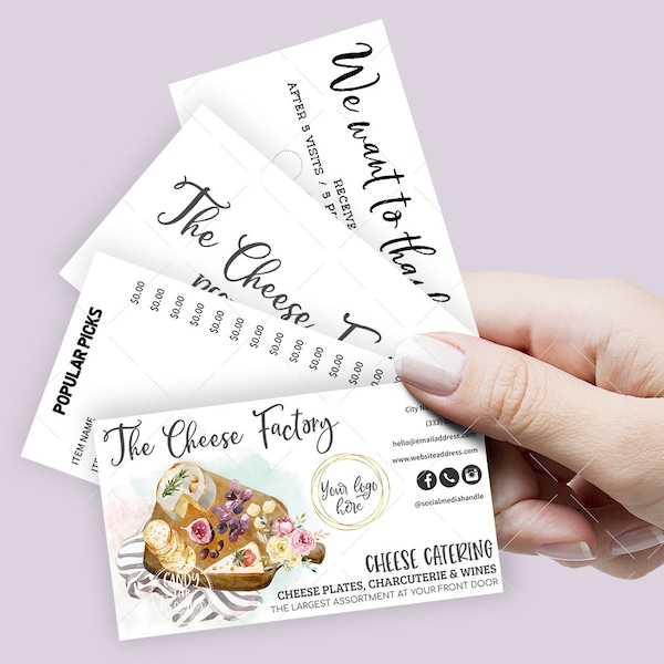 Mini Charcuterie Board Business Card - Etsy