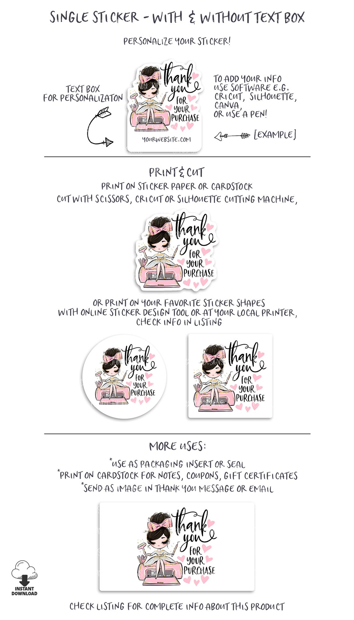 Handcrafter Sticker Crafter Business Sticker Crafting - Etsy