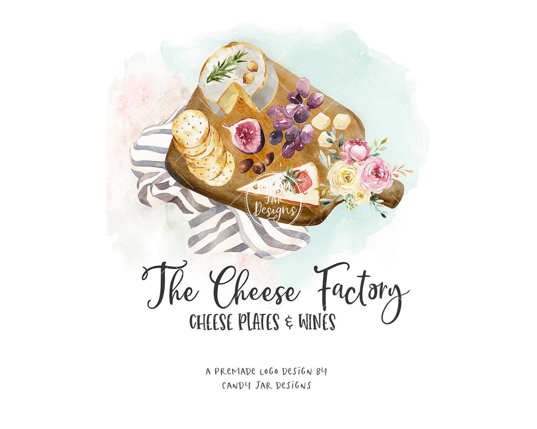 DIY Cheese Board Logo Catering Logo Restaurant Logo Bistro - Etsy