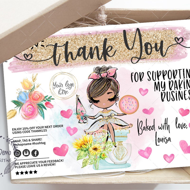 Thank You Bakery Stickers - Etsy